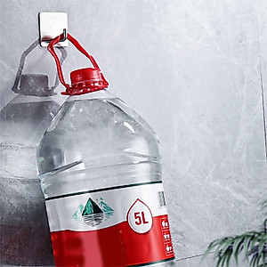 Daewiutr 14 Pack Towel Hooks, Adhesive Hooks Heavy Duty, Shower Hooks for Towels, Wall Hooks Stainless Steel for Bathroom Kitchen Garage Hotel Wall Mounted, Waterproof