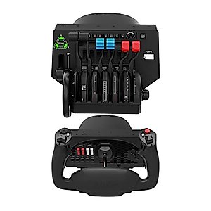 Honeycomb Alpha Flight Controls Yoke with Honeycomb Aeronautical Bravo Throttle Quadrant Bundle (2 Items) (2 Items)
