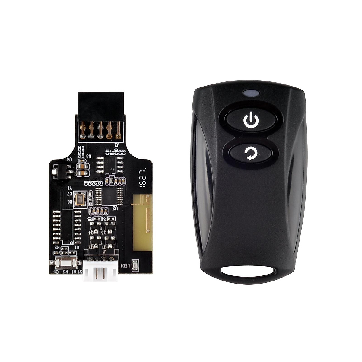 SilverStone Technology 2.4G Wireless Remote Computer Power/Reset Switch, USB 2.0 9-pin Interface ES02-USB Components Other