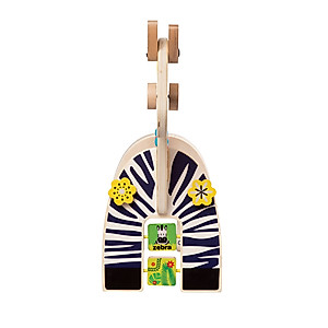 Manhattan Toy Safari Zebra Wooden Toddler Activity Toy
