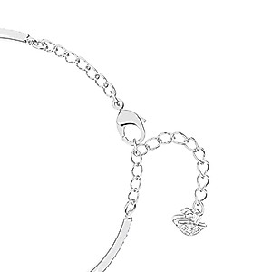 SWAROVSKI Eternal Flower bangle, Flower, Pink, Mixed metal finish