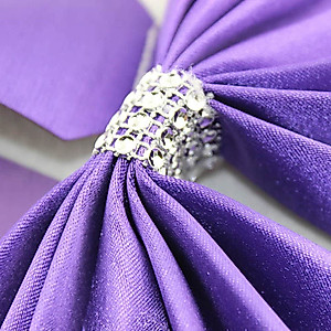 VVW&LIU 10 Pieces Wedding Ceremony Decor Red Blue Already Bow Tie Hotel Banquet Chair Sash Band Conference Event Birthday Party Favor,M,10 pcs