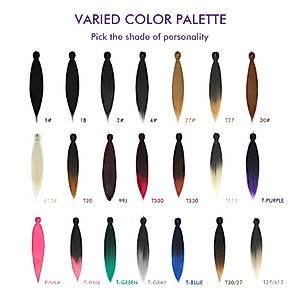 ROSDINA Pre-stretched Braiding Hair - 30 Inch 8 Packs Natural Black Super Long Braiding Hair For Twist or Box Braids, Yaki Texture Hot Water Setting Synthetic Braiding Hair Extensions (30 Inch, 1B-8P)