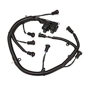 FICM Engine Fuel Injector Complete Wiring Harness | for Ford 6.0L Powerstroke Diesel | 2003-2007 F250 F350 F450 F550, 2004-2005 Excursion | Replace# 5C3Z-9D930-A, 5C3Z9D930A