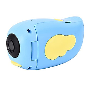Shanrya HD Digital Camera, Gentle 400mAh Battery 100° Viewing Angle Children Digital Camera for Boys for Toy for Girls for Gift(Blue)