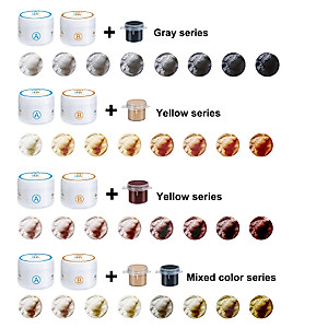 Granite Repair Kit & Marble Repair Kit (Color Match), Quartz Countertop Repair Kit, Granite Epoxy, Corian Repair Kit for Marble Granite Porcelain Quartz Tiles and Stones