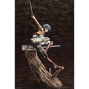 Kotobukiya Attack On Titan: Mikasa Ackerman (Renewal Package Variant) ArtFX J Statue, Multicolor