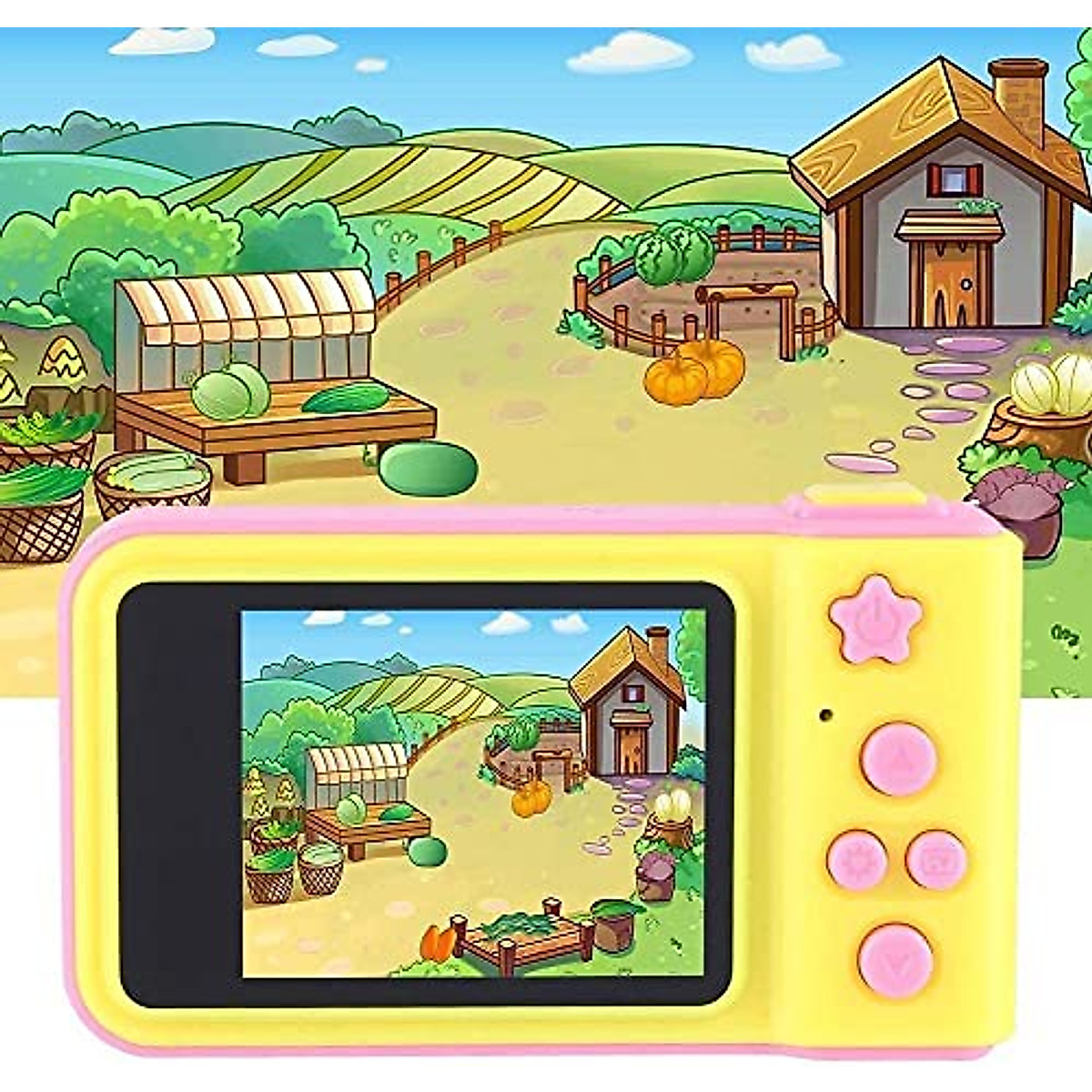 Digital Cameras for Photography Kids Camera 2.0 Inch Mini Rechargeable Child Digital Camera Toys for Children with 400MA Battery, for 2-8 Year Old Boys Girls