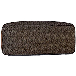 Michael Kors Charlotte Signature Large Top Zip Tote - Brown