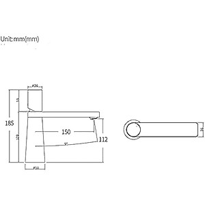 JBQ Bathroom Faucets Bathroom Sink Faucet Bathroom Vanity Faucet Solid Brass Sink Faucet Hot and Cold one-Handle countertop Toilet Faucet (Color : Brushed Rose Gold)