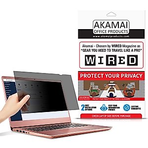13.3 inch Computer Privacy Screen (16:9) - Blue Light Screen Protector - Laptop Anti Glare Screen Protector by Akamai