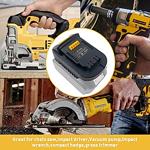 EID MT20DL Adapter for Makita 18V Battery to for Dewalt 20V Li-ion Max XR DCB180 Tools Convert for Makita BL1850B BL1840 BL1830B BL1815 to Dew 20V Li-ion Max XR DCB180 DCB200 DCB206 DCB606 DCB609
