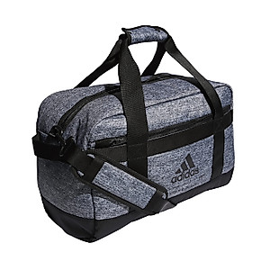 adidas Amplifier Duffel Bag, Jersey Onix Grey/Black, One Size
