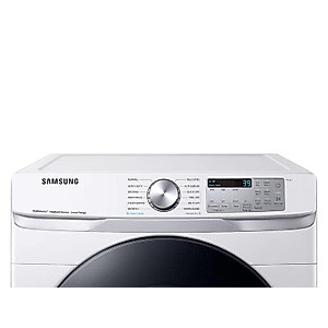 SAMSUNG DVG45B6300W 7.5 cu. ft. Smart Gas Dryer with Steam Sanitize+ in White