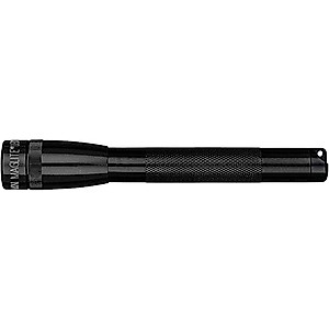 Maglite Mini LED 2-Cell AA Flashlight with Holster, Black