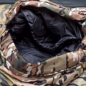 OneTigris Sleeping Bag, Survival Gear, 32°F Cold Weather Mummy Sleeping Bag for Camping Hiking Backpacking