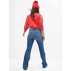 GAP Womens Boot Cut Jeans, Medium Wash, 34 Regular US
