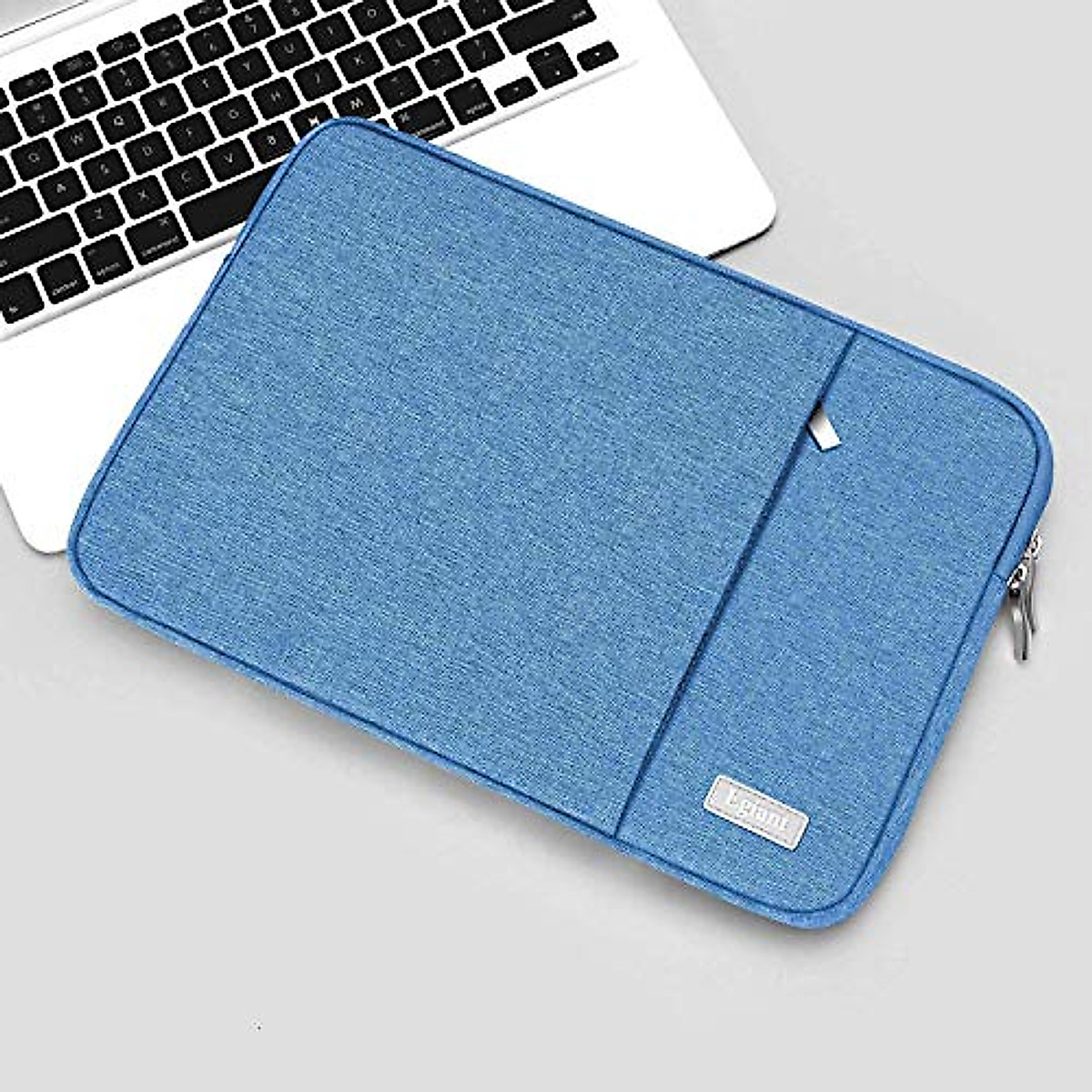 Egiant Laptop Sleeve,Water-Resistant Protective Cases Bag Compatible New 16 Inch MacBook, HP DELL Acer Asus 14 in Computer Notebook Carrying Cases Cover, Blue