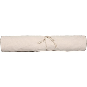 JUCOS Reusable Blank Tote Bags - 5 Pack Convenient Spacious 100% Cotton Grocery Bag With LONG Handles For Daily Essentials | 5Oz Lightweight And Eco-Friendly For Multi-Purpose Use 13X14 Inch