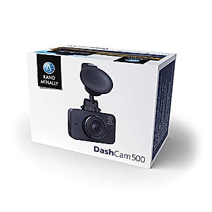 Rand McNally DashCam 500 Wi-Fi-Enabled with 3 Inch Screen, 1080p & G Sensor