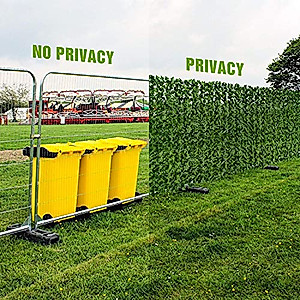 DearHouse Artificial Ivy Privacy Fence, 177.2x78.7inch Artificial Hedges Fence and Faux Ivy Leaf Decoration for Outdoor Decor, Home, Garden Decor