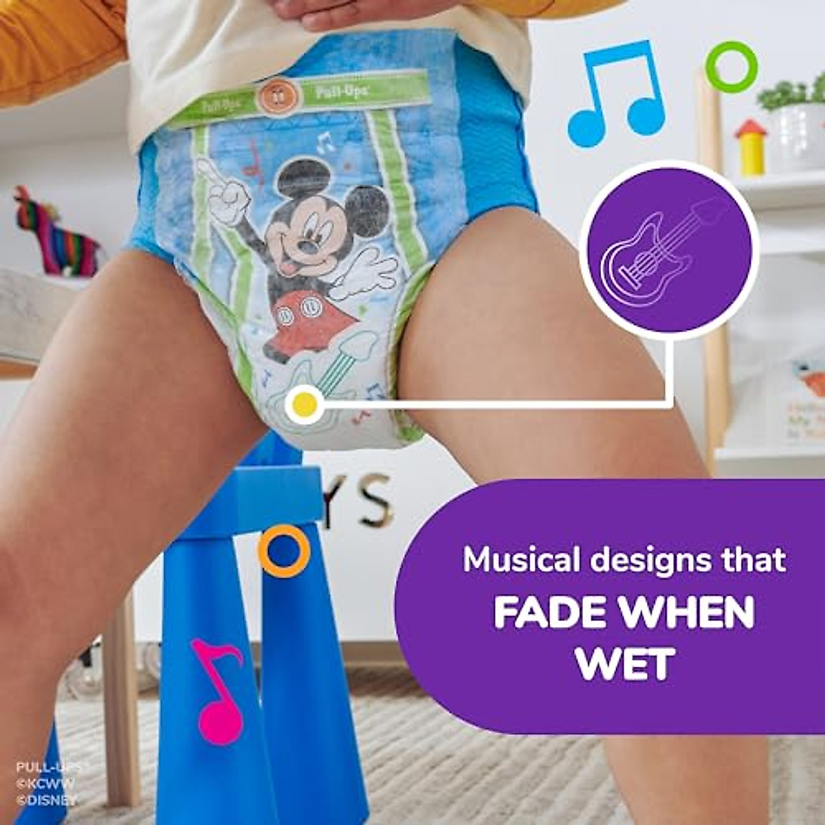 Pull-Ups Boys' Potty Training Pants, Size 4T-5T Training Underwear (38-50 lbs), 74 Count