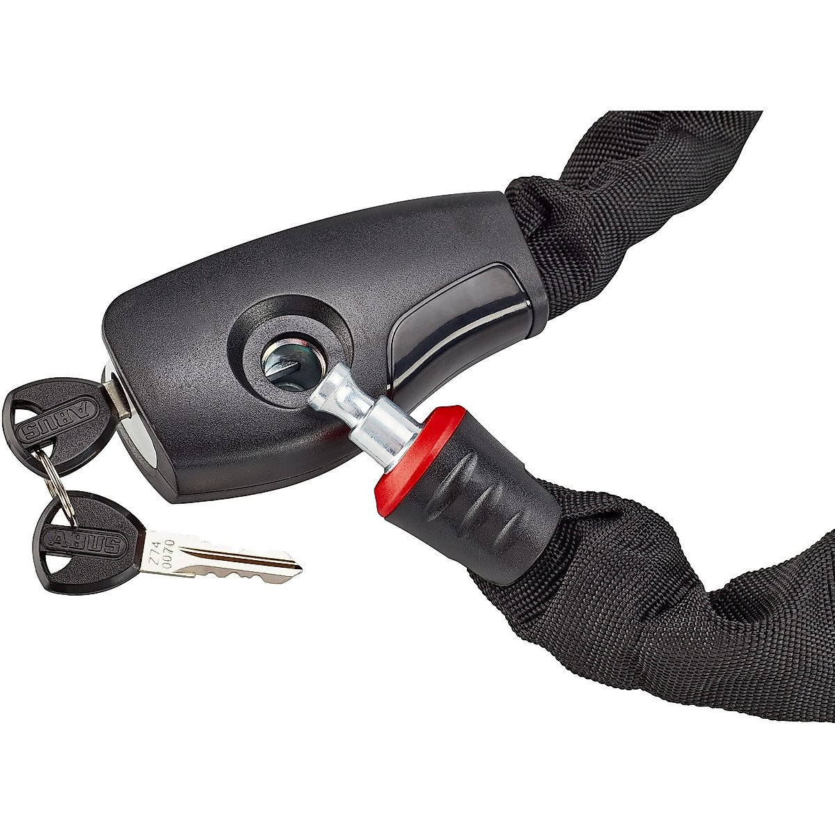 ABUS Chain Lock Steel-O-Chain 8807K - Bicycle Lock Made of Hardened Steel - ABUS Security Level 8