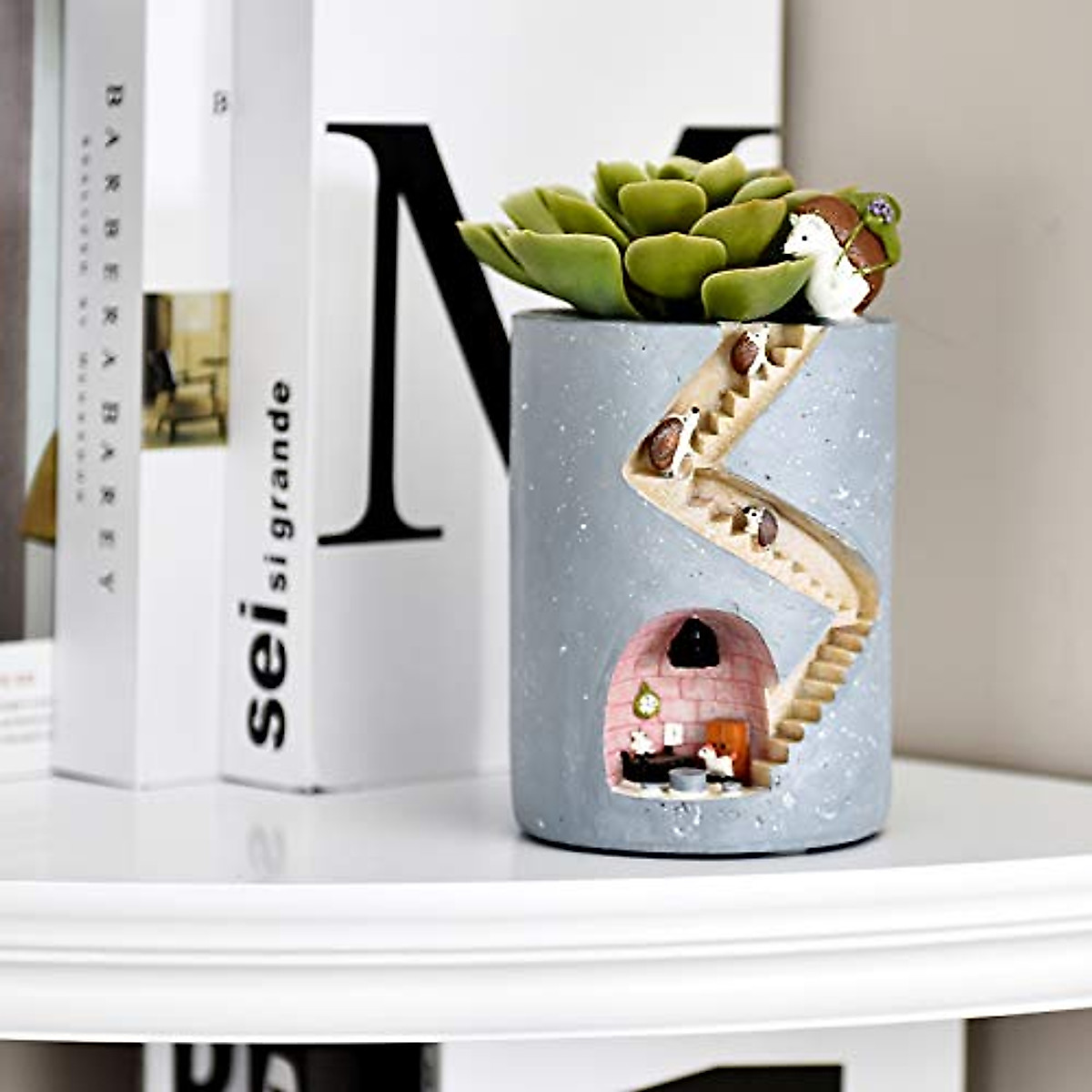 WELLAND Modern Wall Monted Corner Shelves, Corner Display Floating Shelf for Bedroom Office Home Décor Accents Set of 2 (White)