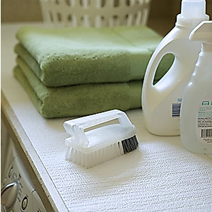 Duck Smooth Top Easy Liner Shelf Liner 20" Wide Kitchen Pack, 6-Rolls, Each 6' Length, White