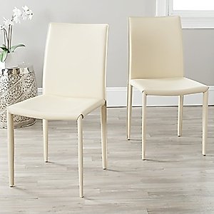 Safavieh Home Collection Karna Modern Cream Dining Chair (Set of 2)