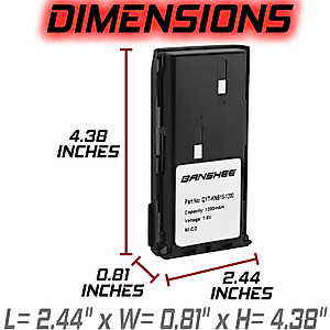 KNB-15A Battery for Kenwood TK278 TK388 TK2101 TK3101