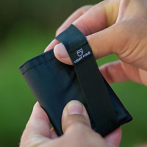 LIGHT FOLD Slim Minimalist Wallets for Men Trifold Nylon Card Holder Men's Wallet Ultra Thin & Stylish Design Front Pocket Wallet with RFID Blocking Hold Up to 12 Cards & Cash