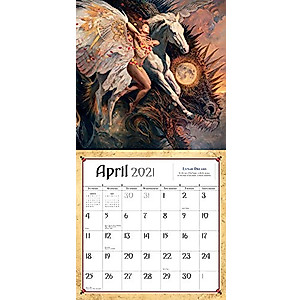 Boris Vallejo and Julie Bell's Fantasy Wall Calendar 2021