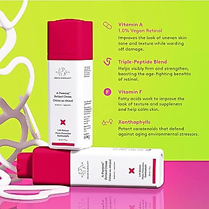 Drunk Elephant A-Passioni Retinol Anti-Wrinkle Cream. Restorative and Vegan Face Cream with Vitamin F (10 mL / 0.33 Fl Oz) (Midi)