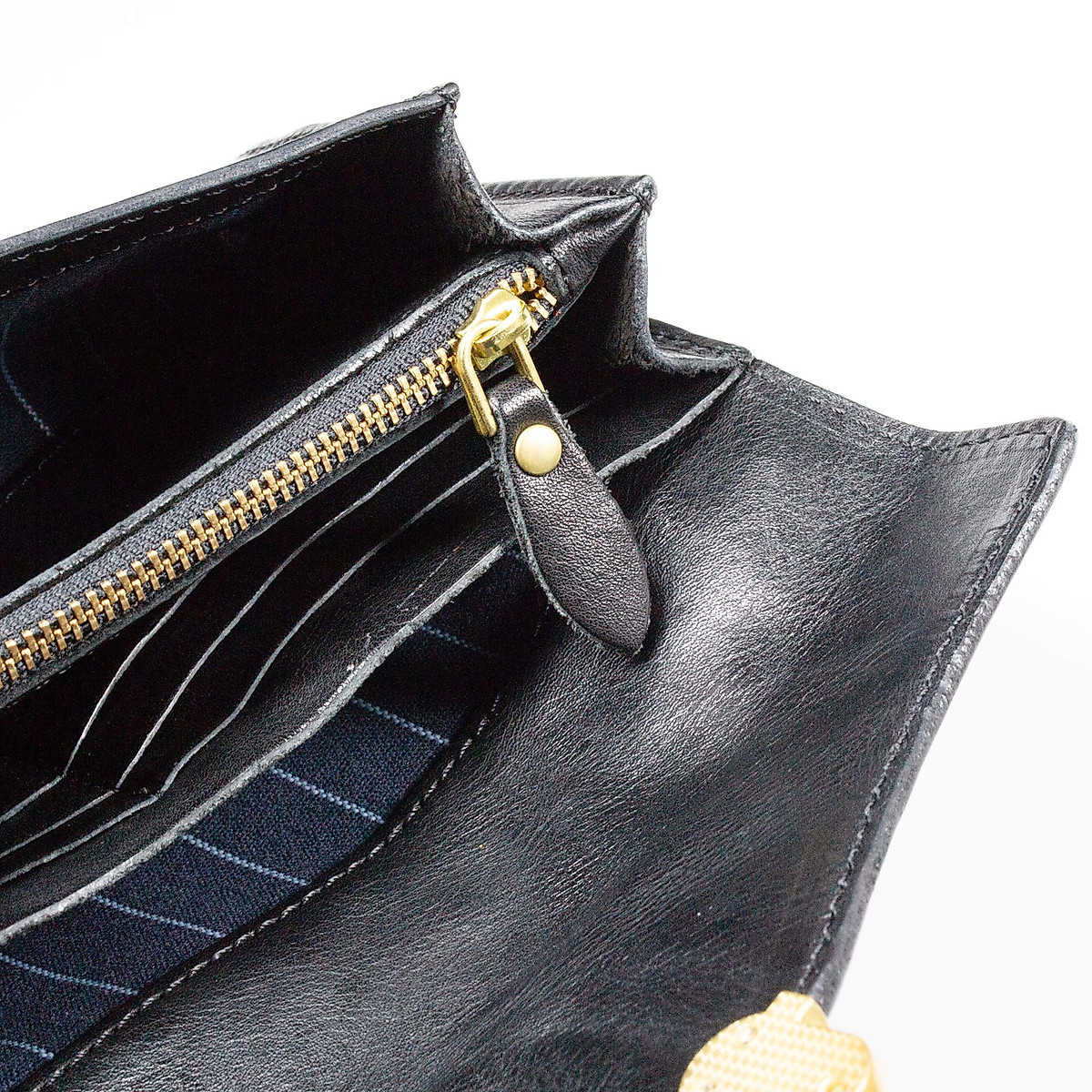 Ancicraft Womens Wallet Leather Purse Fashion For Women Phone Cards with Vintage Clasp Coin Pocket (Black)