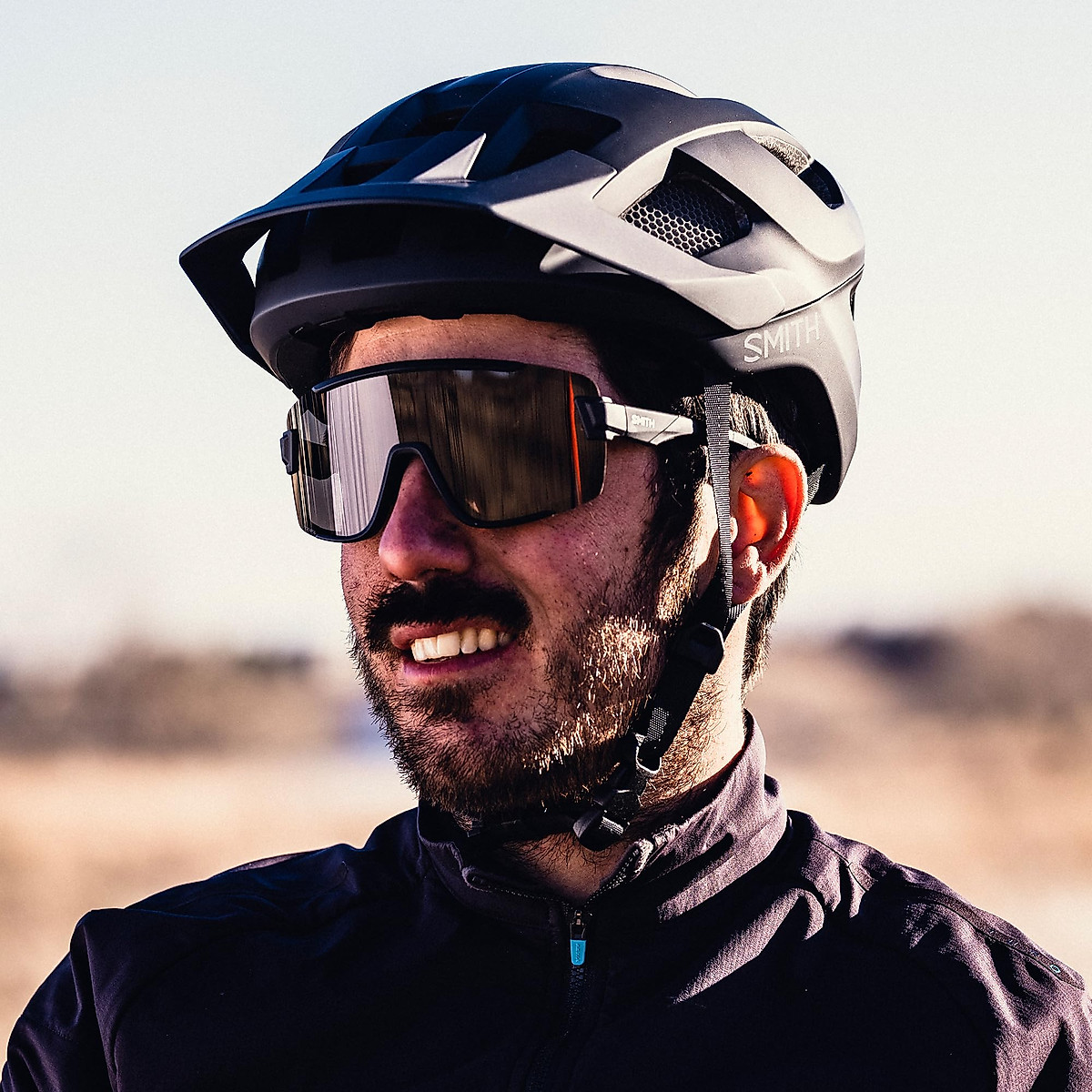 SMITH Session MTB Cycling Helmet – Adult Mountain Bike Helmet with MIPS Technology + Koroyd Coverage – Lightweight Protection for Men & Women – Adjustable Visor – Matte Black, Medium