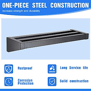 Memorywuu 3 Pcs 16in Tool Holder Organizer for Screwdrivers, Hammer, Pliers, Wall Mounted Metal Storage Rack Organizer for Workshop, Workbench, Fit Most of Screwdrivers, Hammer, Pliers or Small Tools