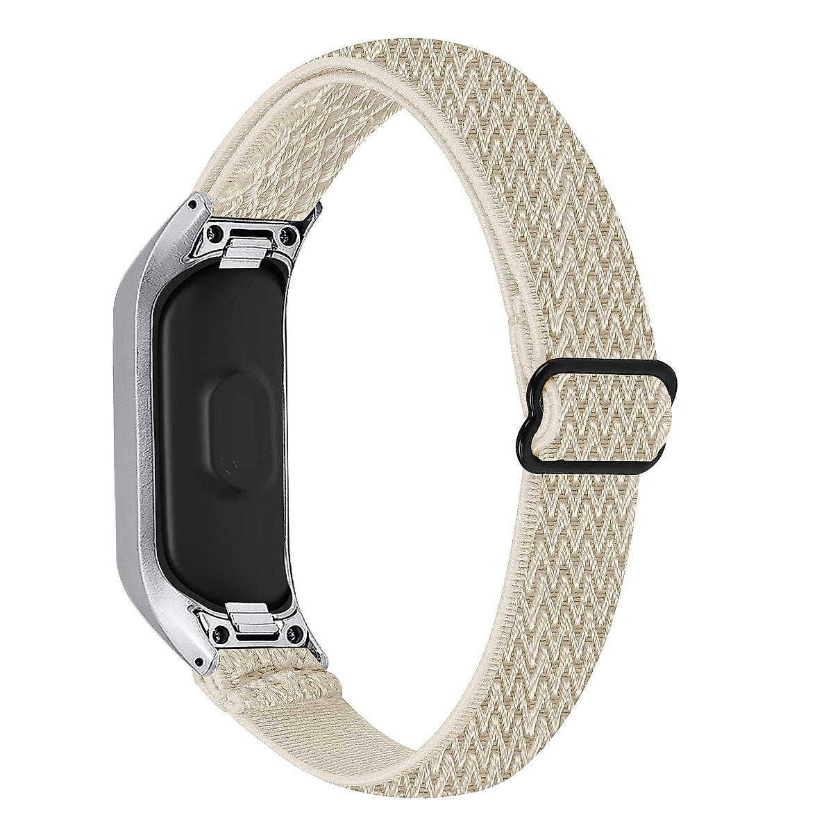 MVRYCE SM-R375 Galaxy Fit E Watch Loop, 5.3"-8.3" Adjustable Watch Strap Soft Breathable Elastic Replacement Band with Metal Frame Compatible for Samsung Galaxy Fit E SM-R375 Smart Watch (Y11)