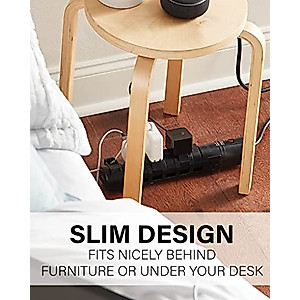 SANUS Surge Protected Power Strip with 6 Rotating and 2 Fixed outlets