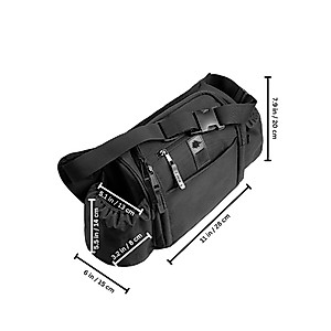 Kasa Style Multi-Purpose Camera Sling Crossbody Waist Fanny Bag for Men & Women - The Ultimate Accessory for Photographers, Travelers, Hikers, Sports Enthusiasts & More