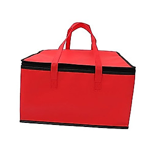 OKUMEYR 1pc Insulation Pizza Carrier Pizza Grocery Cooler Car Accessories Insulated Food Insulated Aluminum Portable Agricultural Products
