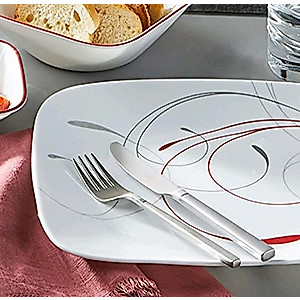 Corelle Square Splendor 12-Piece Dinnerware Set, Service for 4