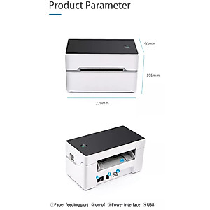 3 Inch 80mm USB Desktop Thermal Barcode Sticker Label Printer