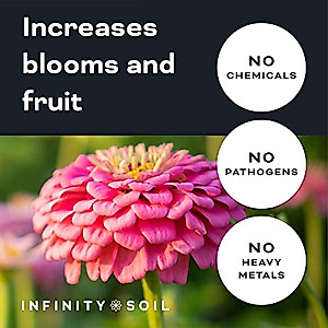 Infinity Soil - Earthworm Casting Tea - Natural Liquid Soil Enhancer - Full of Living Microbes - Nourishes Plants and Increase Bloom and Fruit Yield - 32 oz