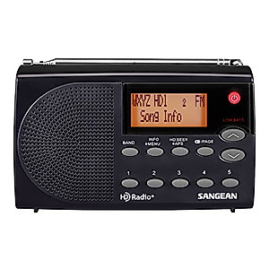 Sangean HDR-14 HD Radio/FM Stereo/AM Portable Radio, standart , Black