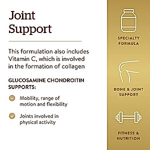 Solgar Extra Strength Glucosamine Chondroitin Complex, 150 Tablets - Promotes Healthy Joints - Supports Comfortable Movement - Non-GMO, Gluten Free, Dairy Free - 50 Servings