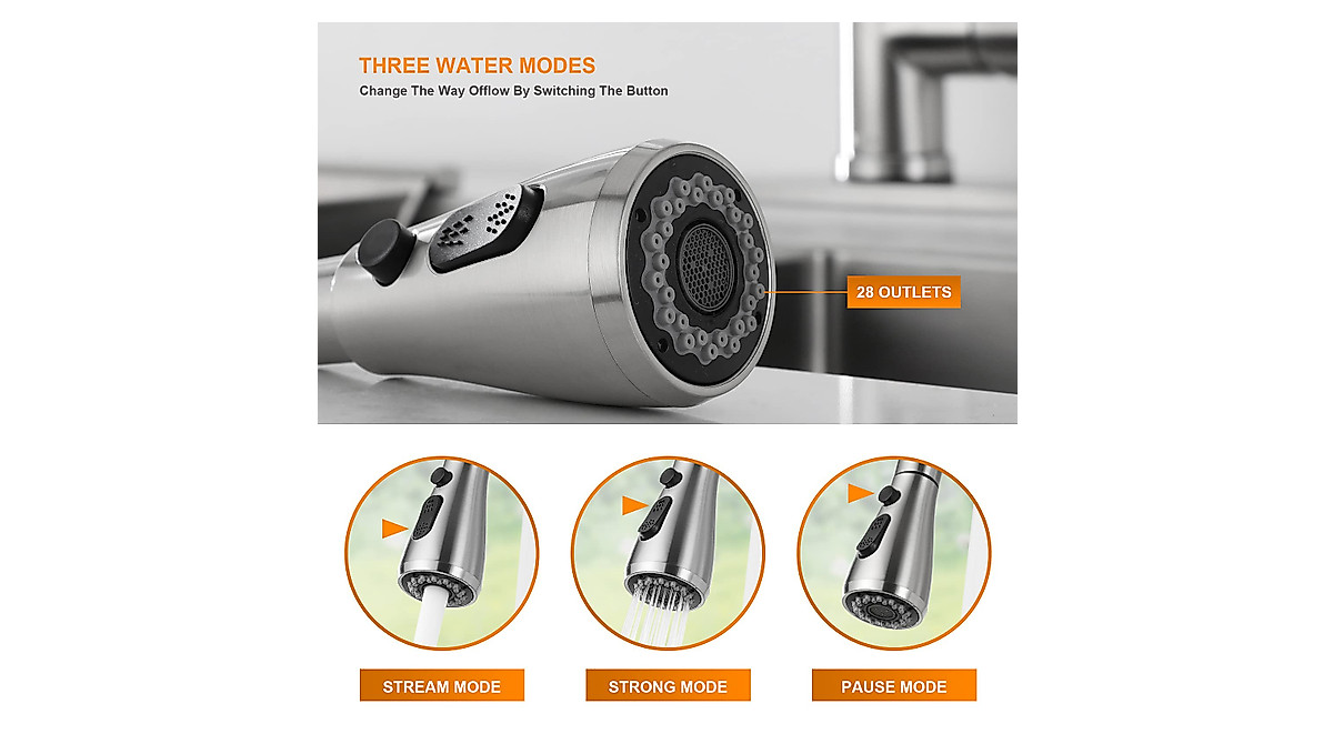 KEER Touch Kitchen Faucet - Smart & Easy Control