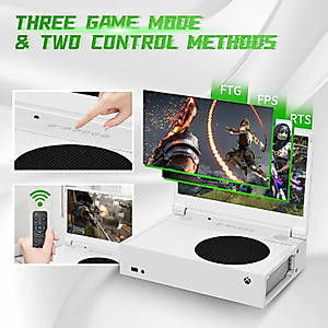 G-STORY 12.5‘’ Portable Monitor for Xbox Series S 4K Portable Gaming Monitor IPS Screen for Xbox Series S（not Included） with Two HDMI, HDR, Freesync Game Mode Travel Monitor (4K for Xbox Series S)