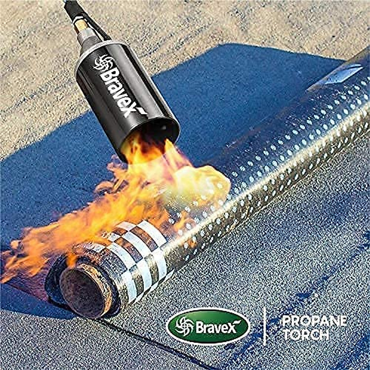 Propane Torch Weed Burner Torch - Weed Torch with 10FT Hose, High Output Outdoor Torch Kit for Garden Stumps Wood Ice Snow Roofing