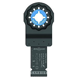 BOSCH OSL034C 1-Piece 3/4 In. Starlock Oscillating Multi Tool Metal & More Carbide Extreme Plunge Cut Blade for Cutting Iron Bar, Metal, Wood with Nails, Drywall and Tile